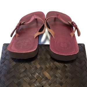 Lucky Brand | Shoes | Women 7 Men Lucky Brand Flip Flop Sandals Red ...